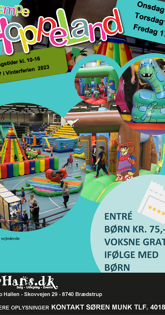 Hoppeland i Brædstrup i vinterferien